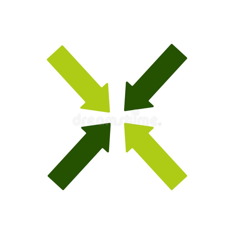 Reduce Eco Single Symbol Green Arrows 3 R S of the Environment Stock ...