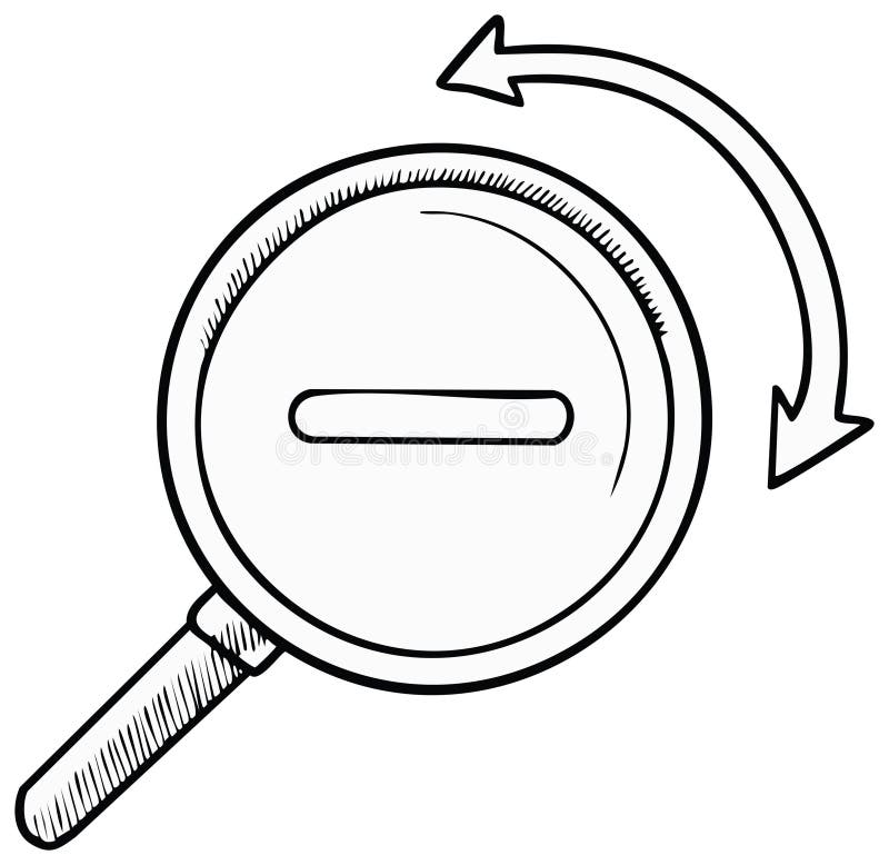 Reduce Magnifier, Reduction Search Tool, Decrease Magnifying Glass with ...