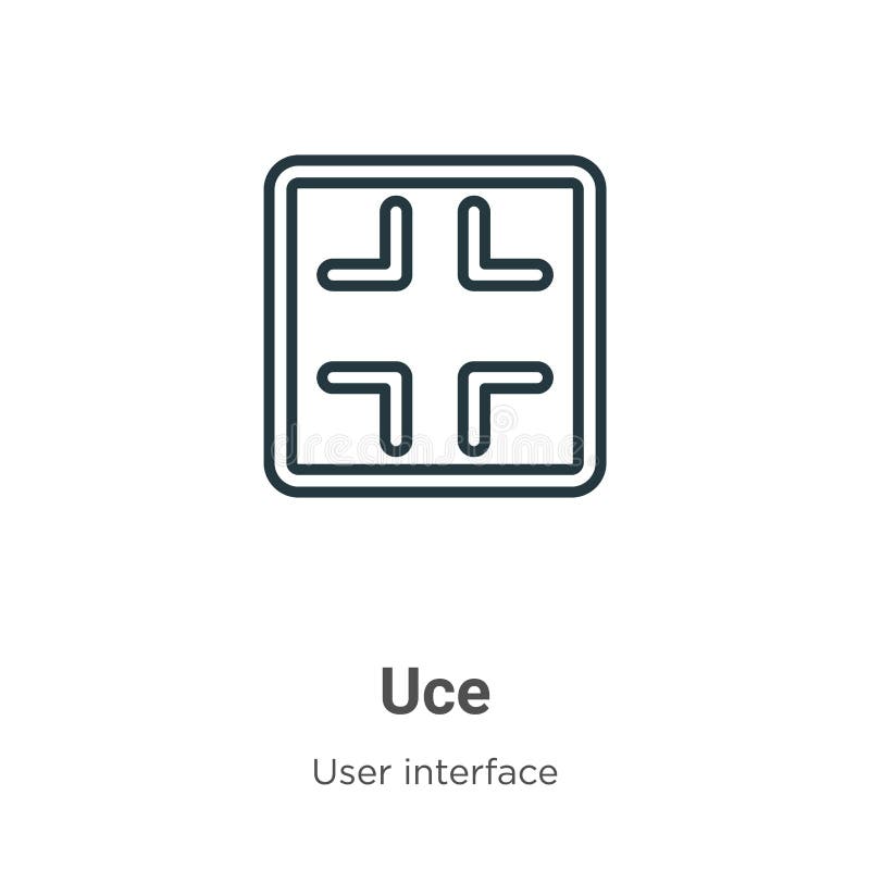 Reduce Outline Vector Icon. Thin Line Black Reduce Icon, Flat Vector Simple Element Illustration ...