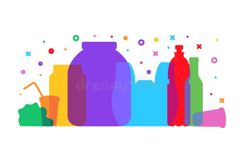 Garbage Poster. Waste Separation and Recycling Banners, Trash ...