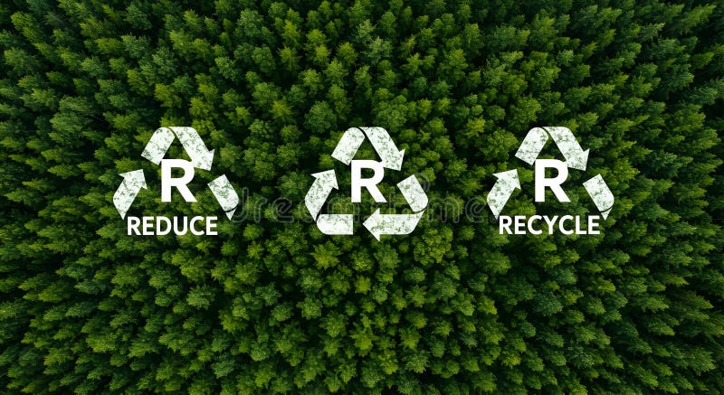 Reduce Reuse Recycle Concept Image for Sustainable Living and ...
