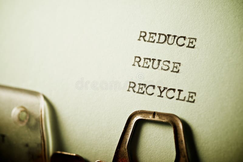Reduce, reuse and recycle stock image. Image of reduce - 184433065