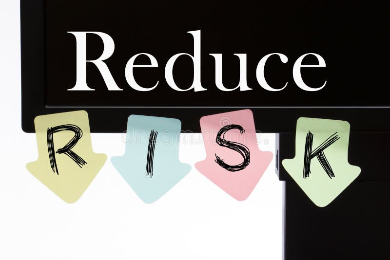 Reduce Risk Concept stock photo. Image of financial - 129222860