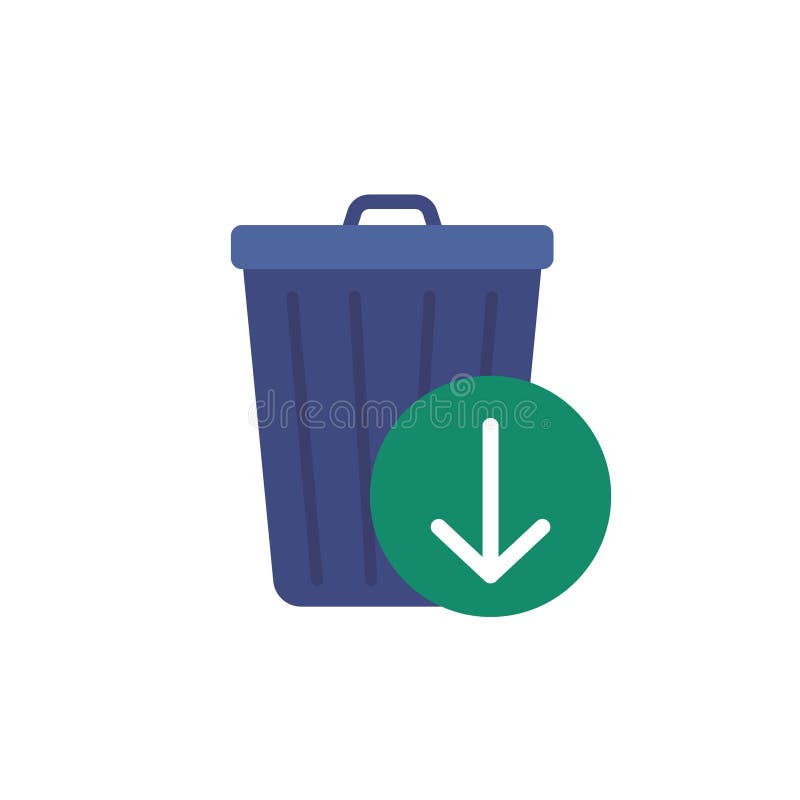 Reduce waste icon on white stock vector. Illustration of reduction ...