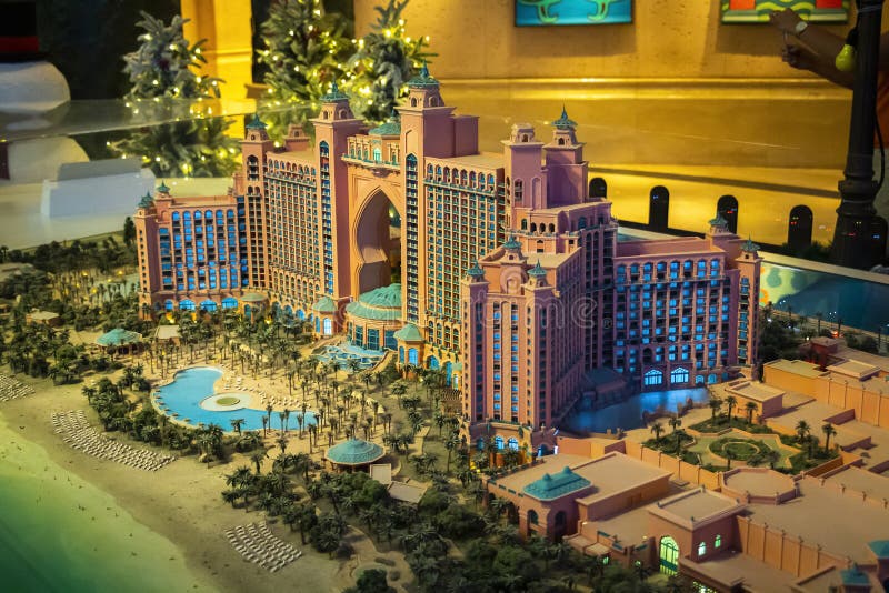 Reduced building model editorial stock image. Image of hotel - 146558589