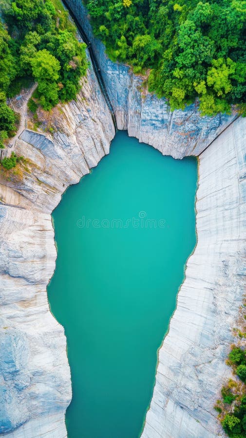 Drought Conditions Reveal Stunning Details of a Dam with Low Water ...