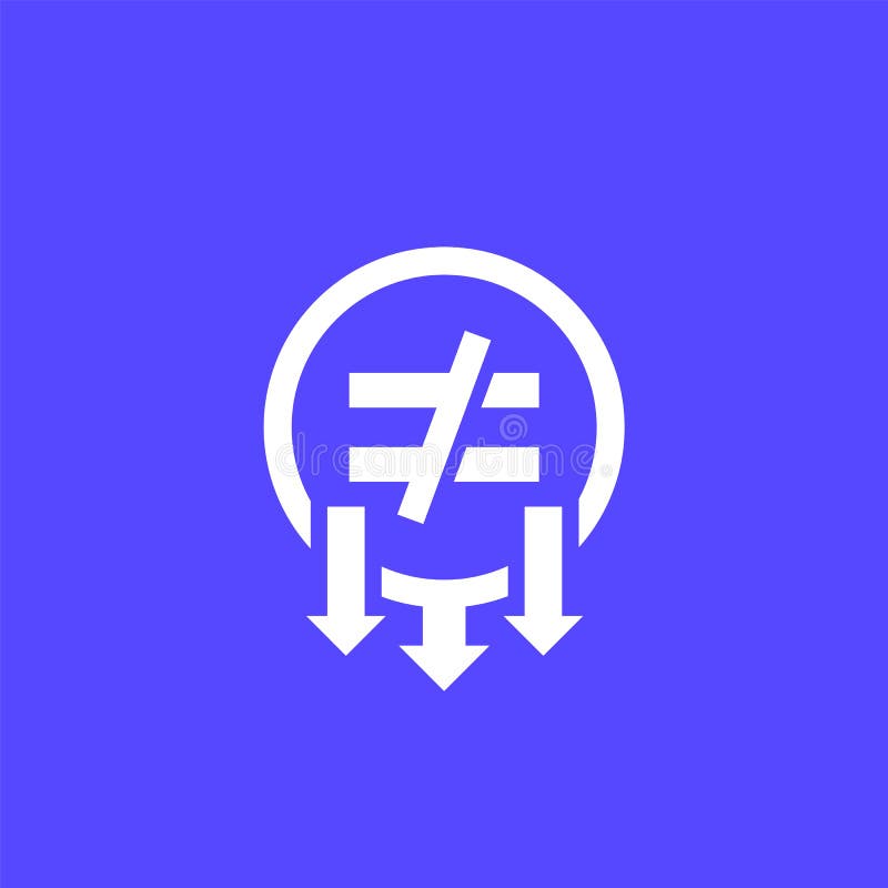 Reducing Inequality and Injustice Icon, Vector Stock Vector ...