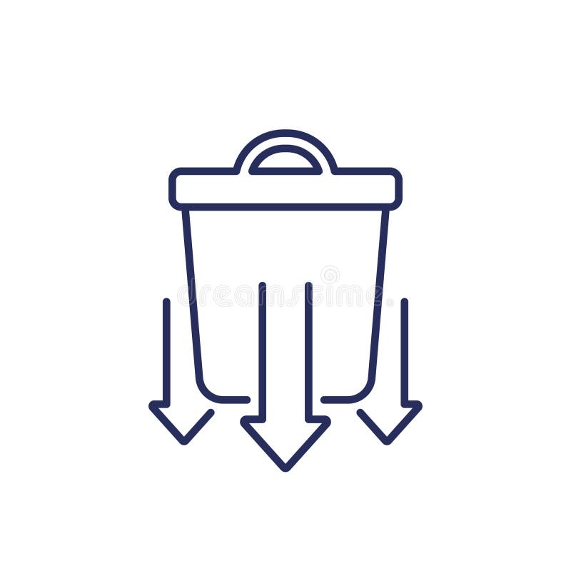 Reducing Waste Trash Stock Illustrations – 625 Reducing Waste Trash ...