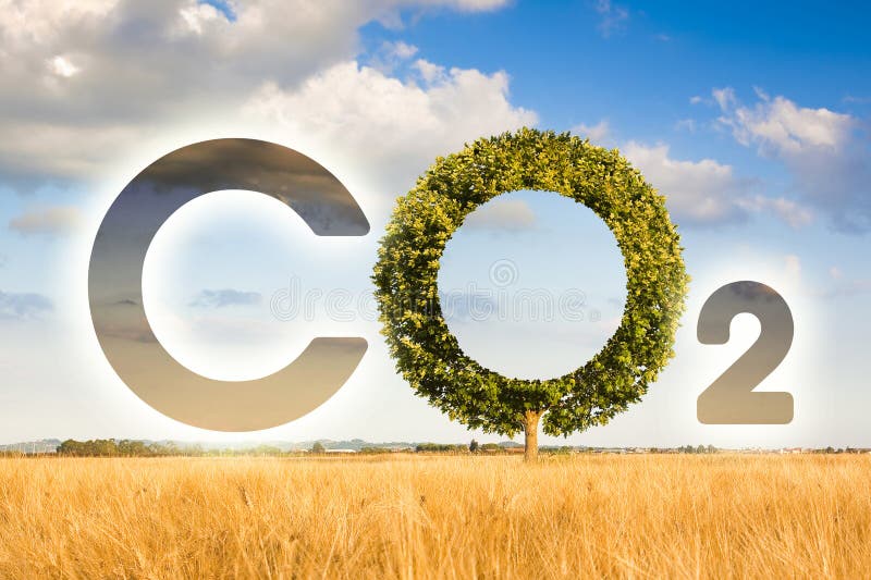 Reduction of the Amount of CO2 Emissions - Concept Image with CO2 Icon ...