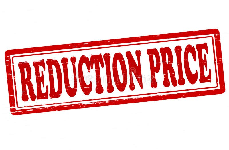 Reduction price stock illustration. Illustration of value - 109907159