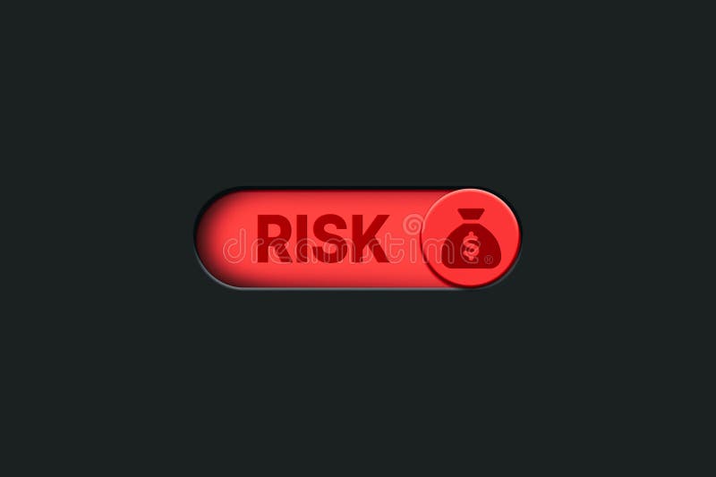 Reduction Strategy Red Button Concept. Stock Illustration ...