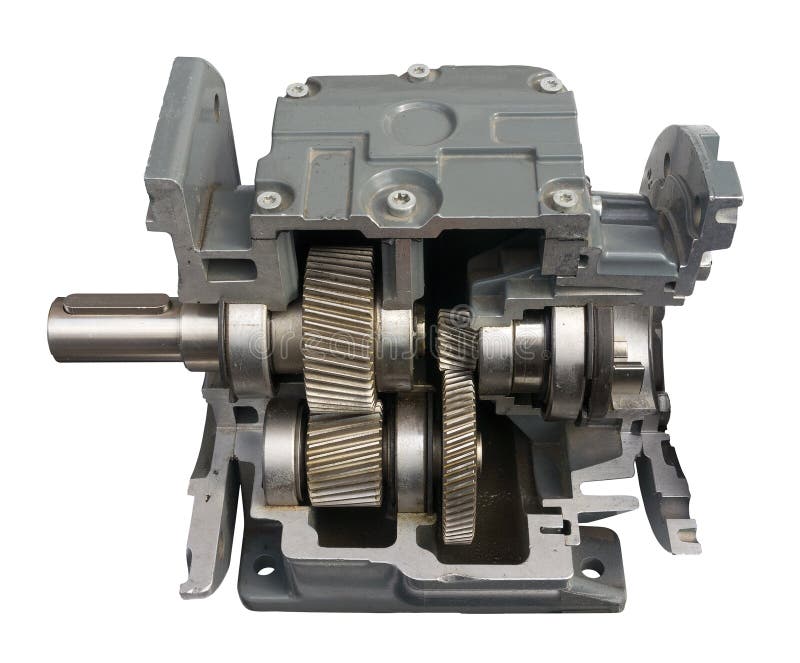 Seção Transversal Do Redutor De Velocidade Imagem de Stock - Imagem de ...