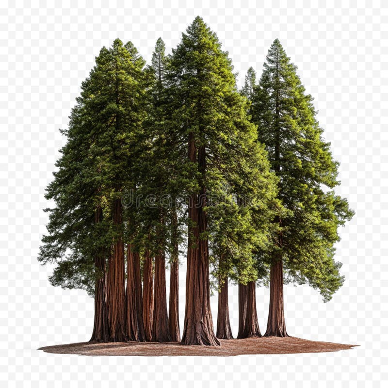 Redwood trees stock photo. Illustration of pine, trunk - 341488152