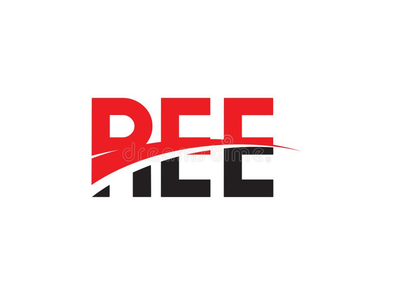 REE Letter Initial Logo Design Vector Illustration Stock Vector ...