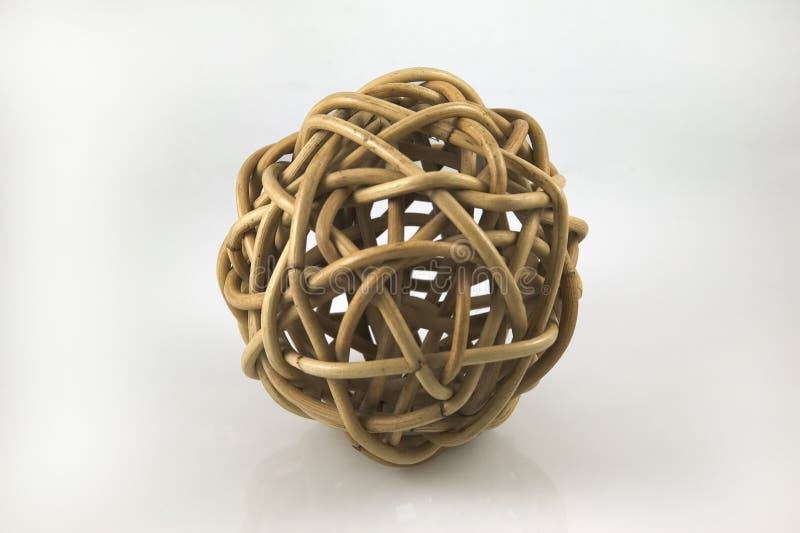 Reed ball stock image. Image of cane, reed, isolation - 1566115