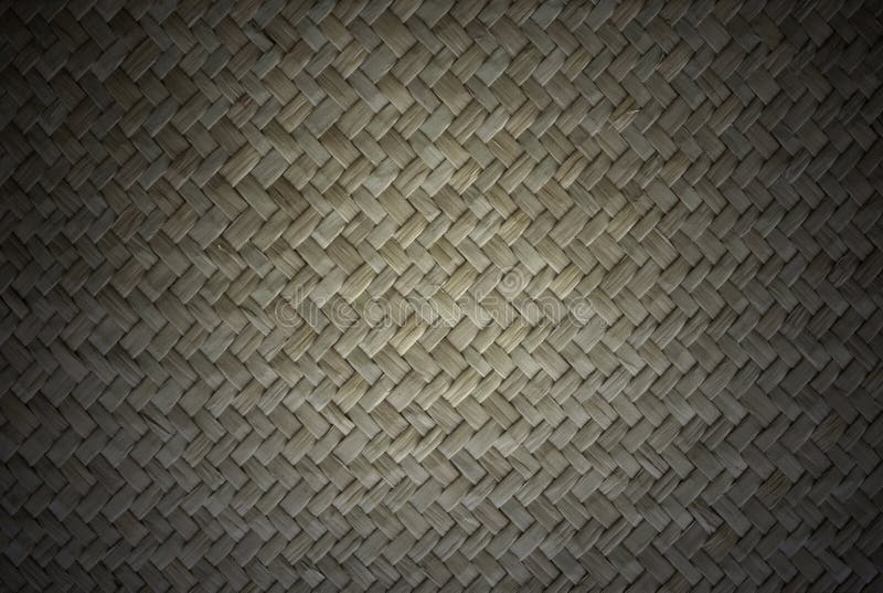 Reed Weaving Mat Texture in Dark Brown Color for Background and Design ...