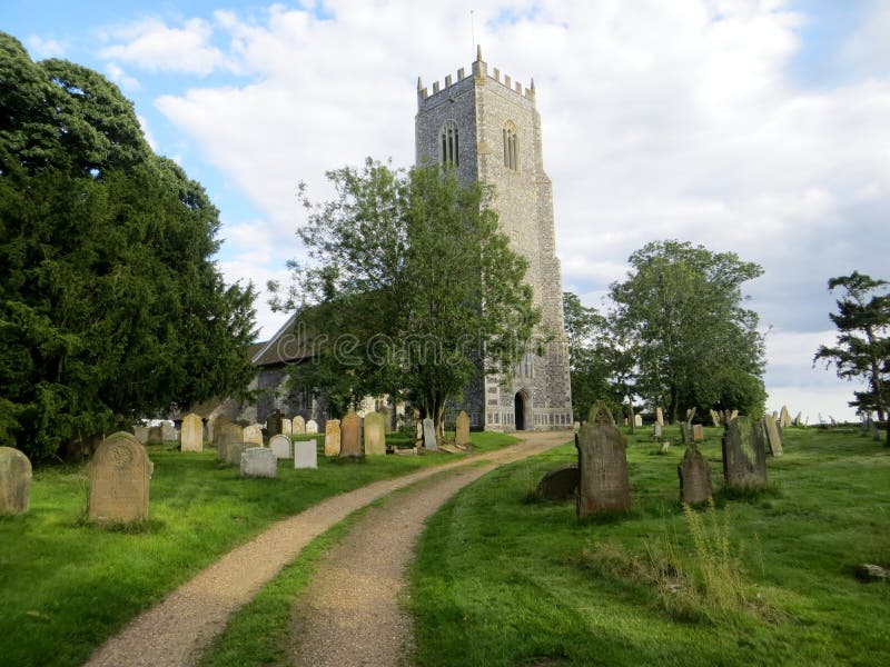 Reedham Church stock photo. Image of graveyard, reedham - 59676498