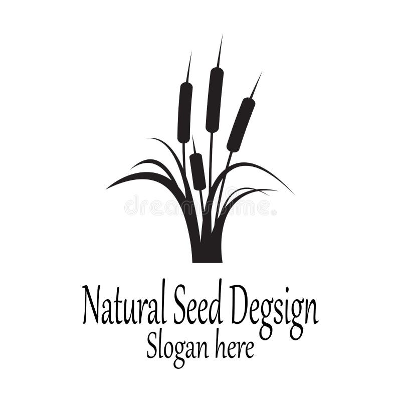 Reeds Icon Vector Design Template and Symbol Stock Vector ...