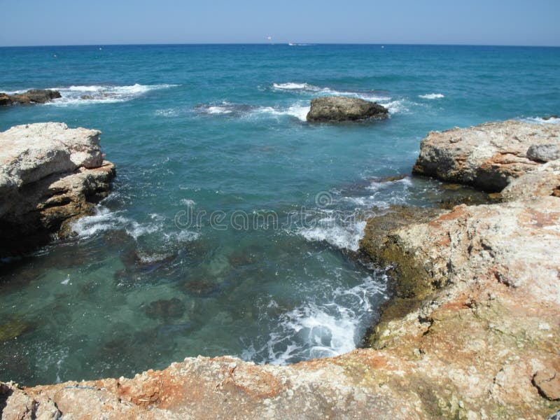 Reef Crete Greece stock image. Image of destination, stone - 26018503
