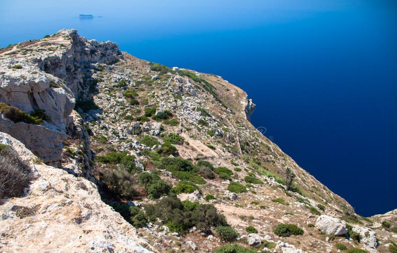 Reef in Malta stock image. Image of crag, fell, geology - 58200885