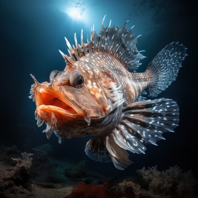 Reef stonefish stock illustration. Illustration of life - 293699990