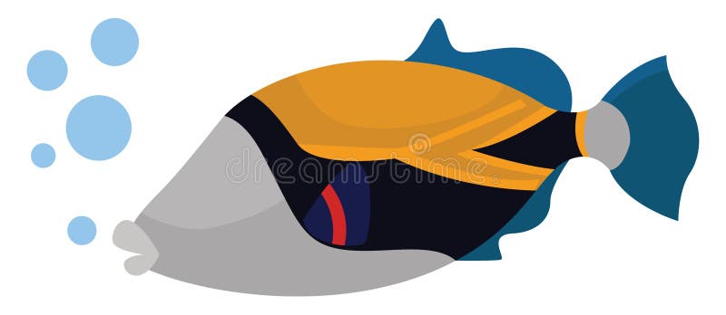Triggerfish Cartoon Logo Stock Illustrations – 17 Triggerfish Cartoon ...