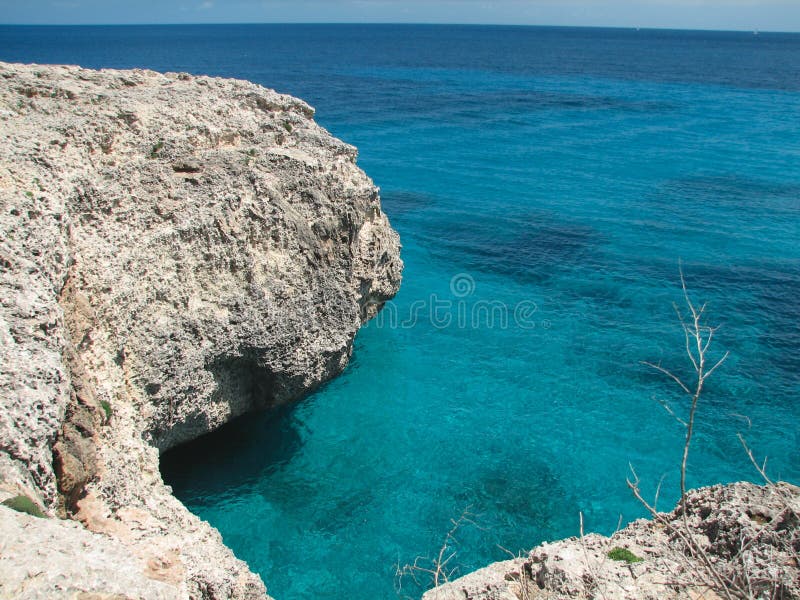 Reefs stock photo. Image of coast, spain, reef, rock - 97412314