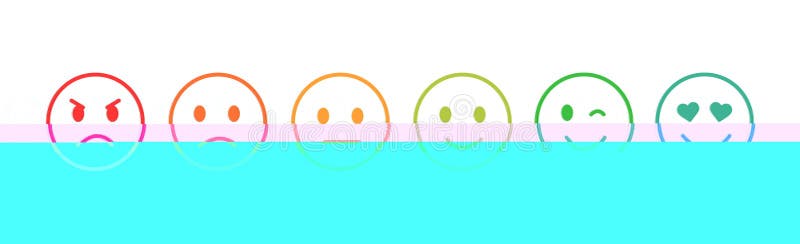 Reeks Emoticons. Slecht En Goed Humeur. Feedback. Smiley ...