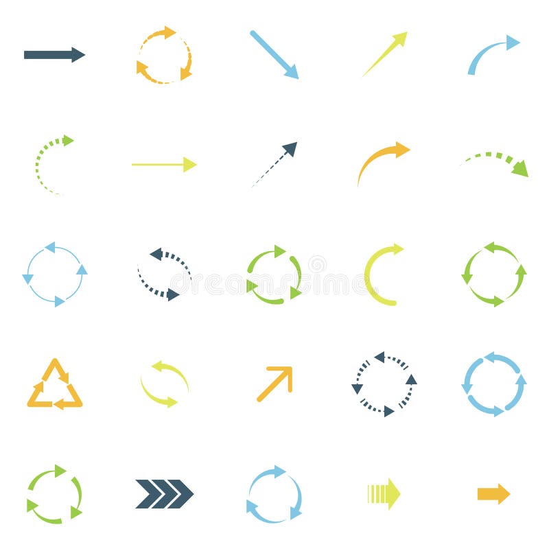 Pijlen Vector Illustratie - Illustratie: 30131967