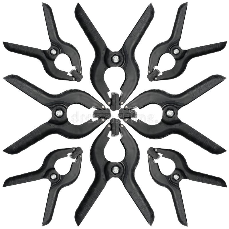 Grote plastic klem stock afbeelding. Image of achtergrond - 47290189