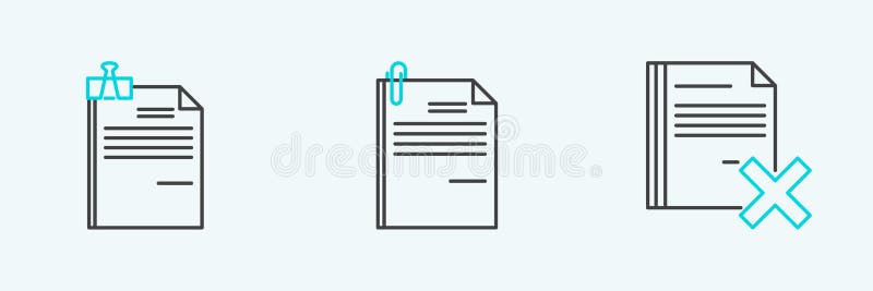 Reeks Lijn Schrapt Dossier Van Het Dossierdocument Dossier En Binder ...