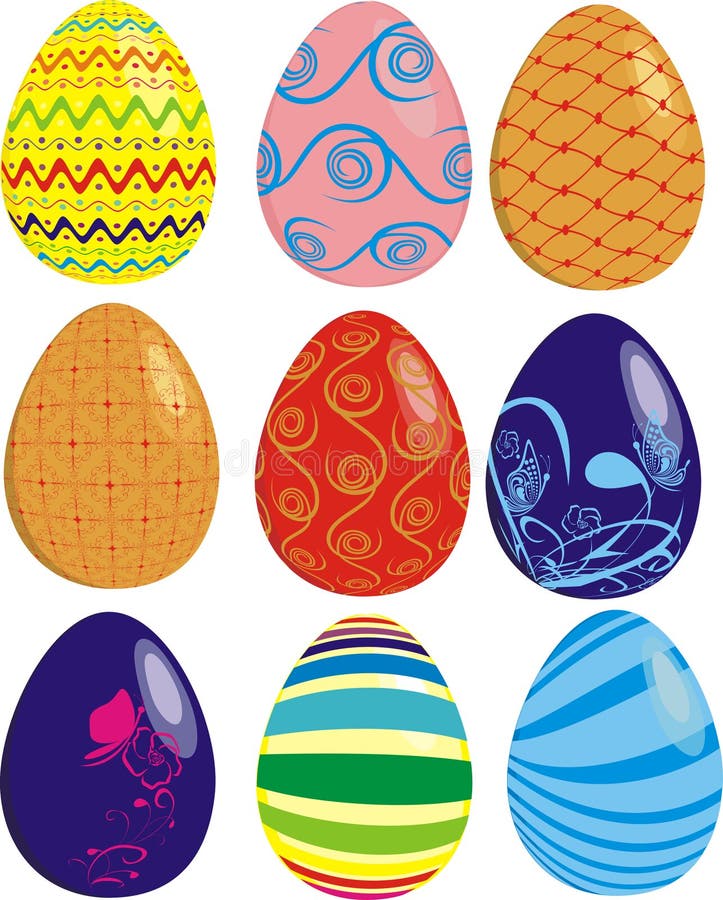 Paasei vector illustratie. Illustration of symbool, pasen - 8573620