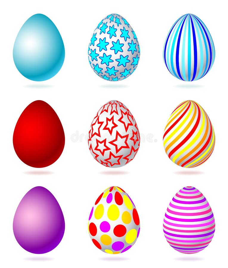 Paaseieren vector illustratie. Illustration of patroon - 17528495