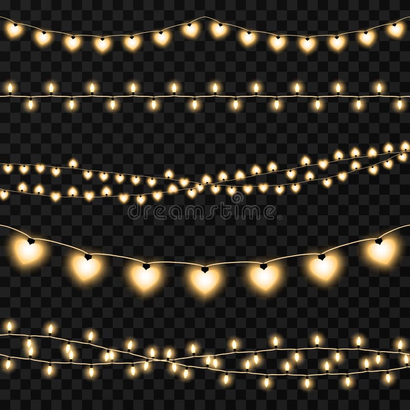 Reeks Slingers Op Een Vector Transparante Achtergrond Vector ...