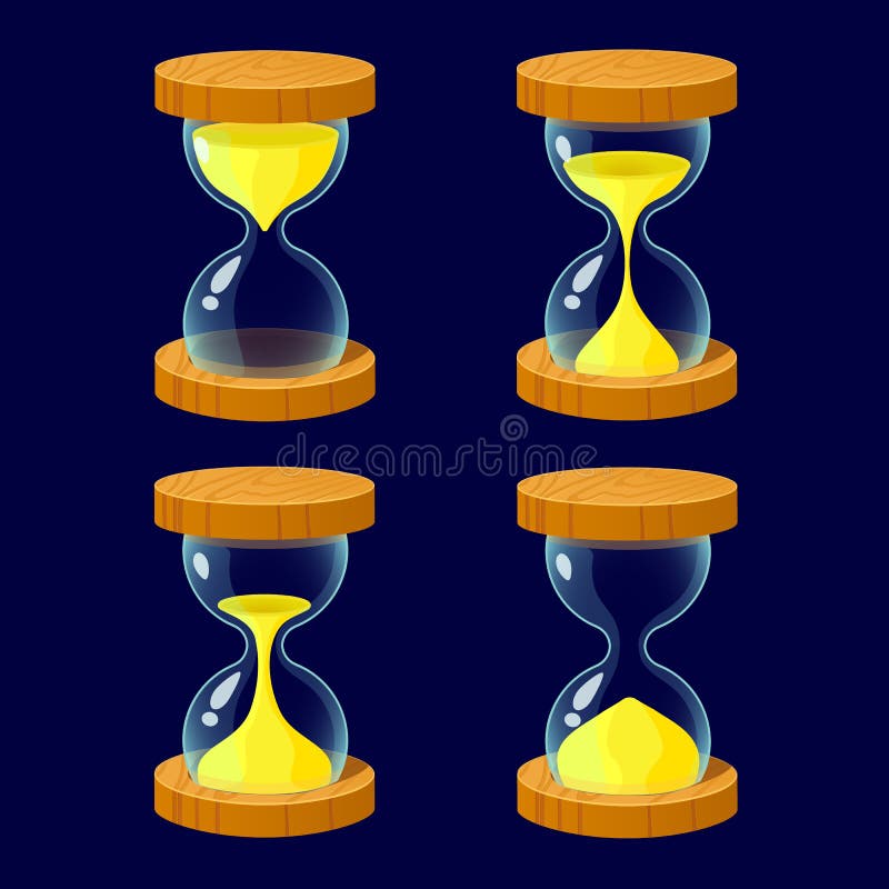 Zandloper vector illustratie. Illustration of instrument - 26324619