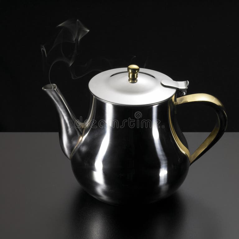 Reeky tea pot stock image. Image of object, high, contrast - 22406181