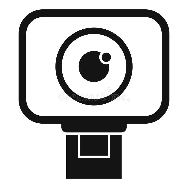 Old Cinema Camera Icon Simple Vector. Film Movie Stock Illustration ...