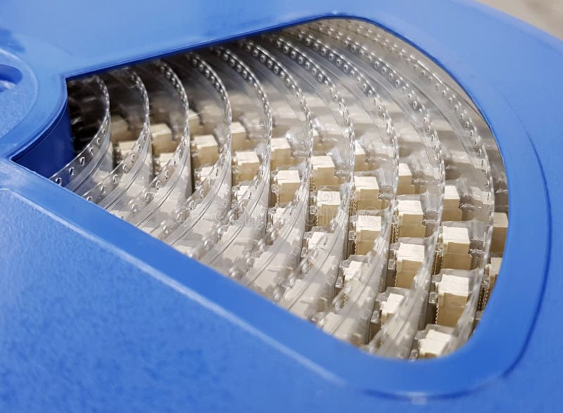 Surface Mount Technology (SMT) Microchip Stock Photo - Image of ...