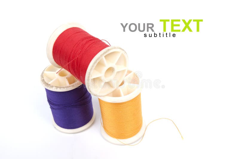 Reel of thread stock image. Image of dressmaker, repair - 19994425