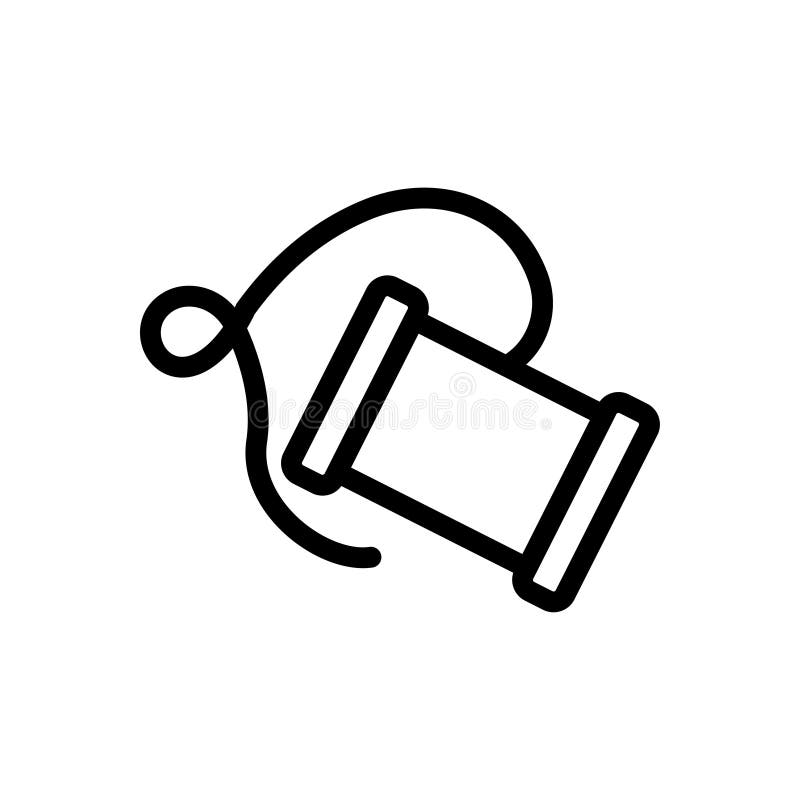 Reel thread stock vector. Illustration of design, instrument - 217757745