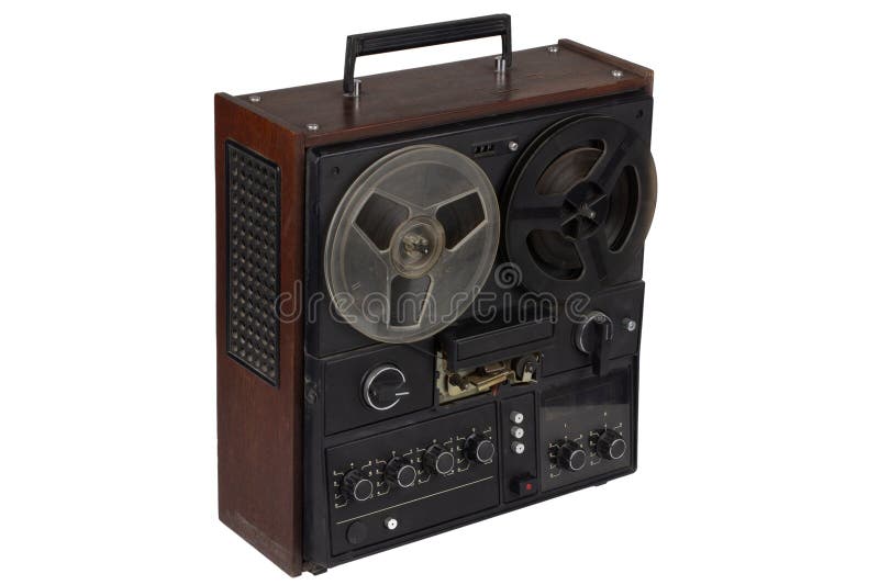 Reel to reel tape recorder stock image. Image of stereo - 351572291