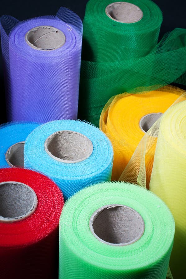 Reels of mesh material stock photo. Image of creativity - 25042240