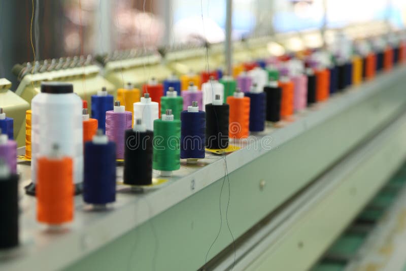 Reels of thread stock image. Image of clothes, sewing - 54360885