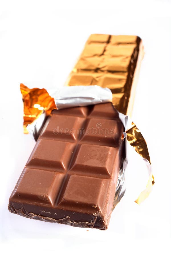 Reep chocolade stock foto. Image of niemand, folie, verleiding - 7928236
