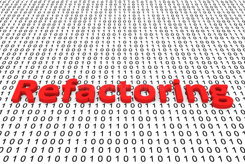 Refactoring stock illustration. Illustration of render - 84575723