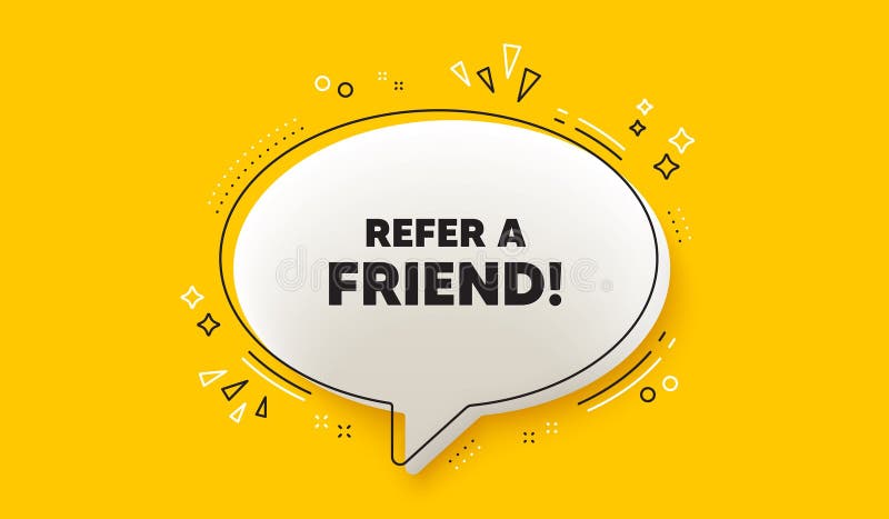 Refer a Friend Symbol. Referral Program Sign. Vector Stock Vector ...