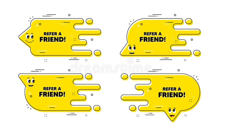 Refer a Friend Symbol. Referral Program Sign. Vector Stock Vector ...