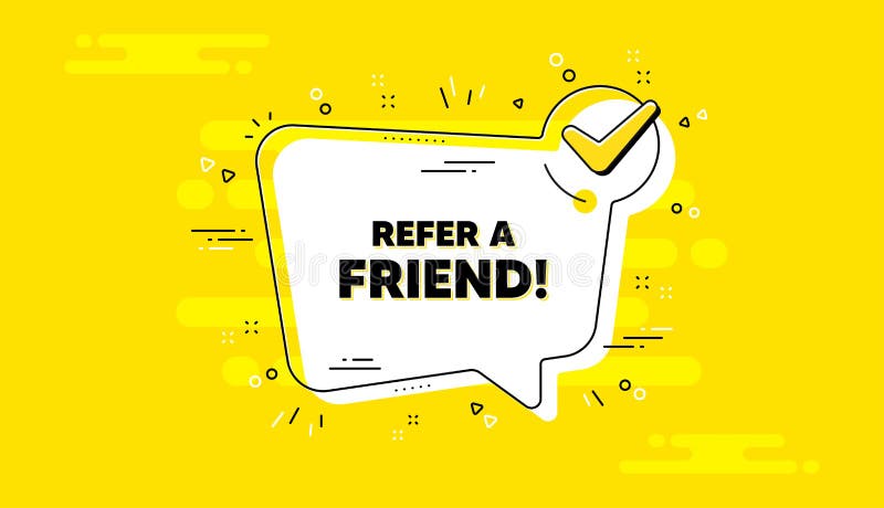 Refer a Friend Symbol. Referral Program Sign. Vector Stock Vector ...