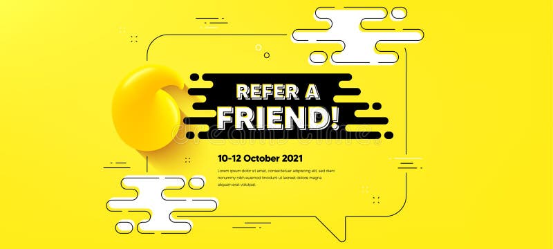 Refer a Friend Symbol. Referral Program Sign. Vector Stock Vector ...