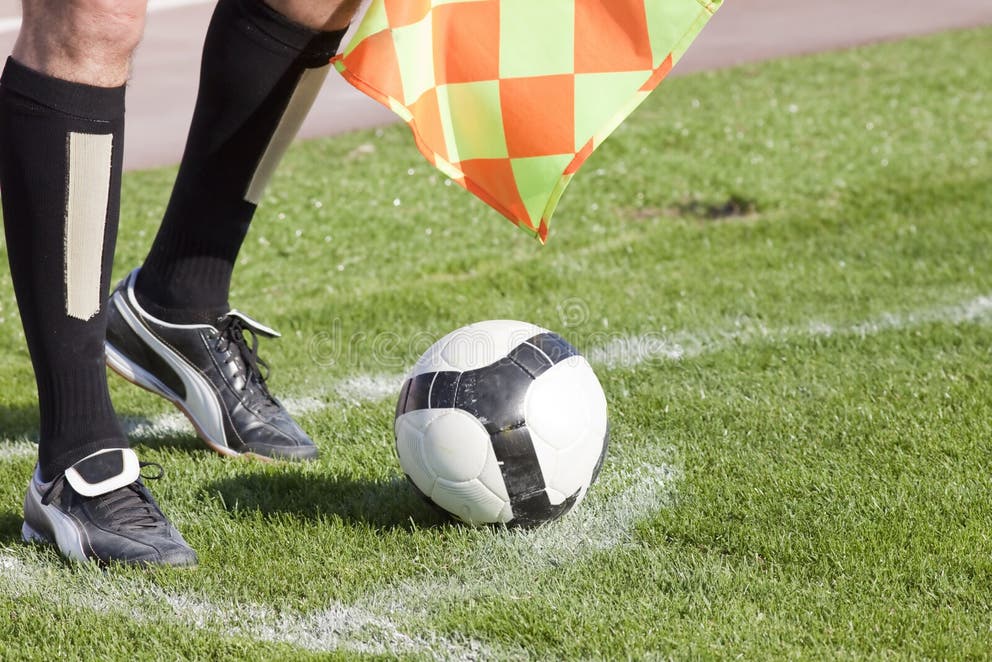 Referee stock photo. Image of shooting, arbiter, midfielder - 14155978